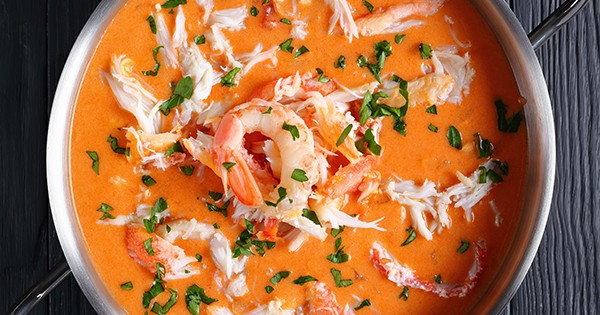 Delikat og cremet hummersuppe